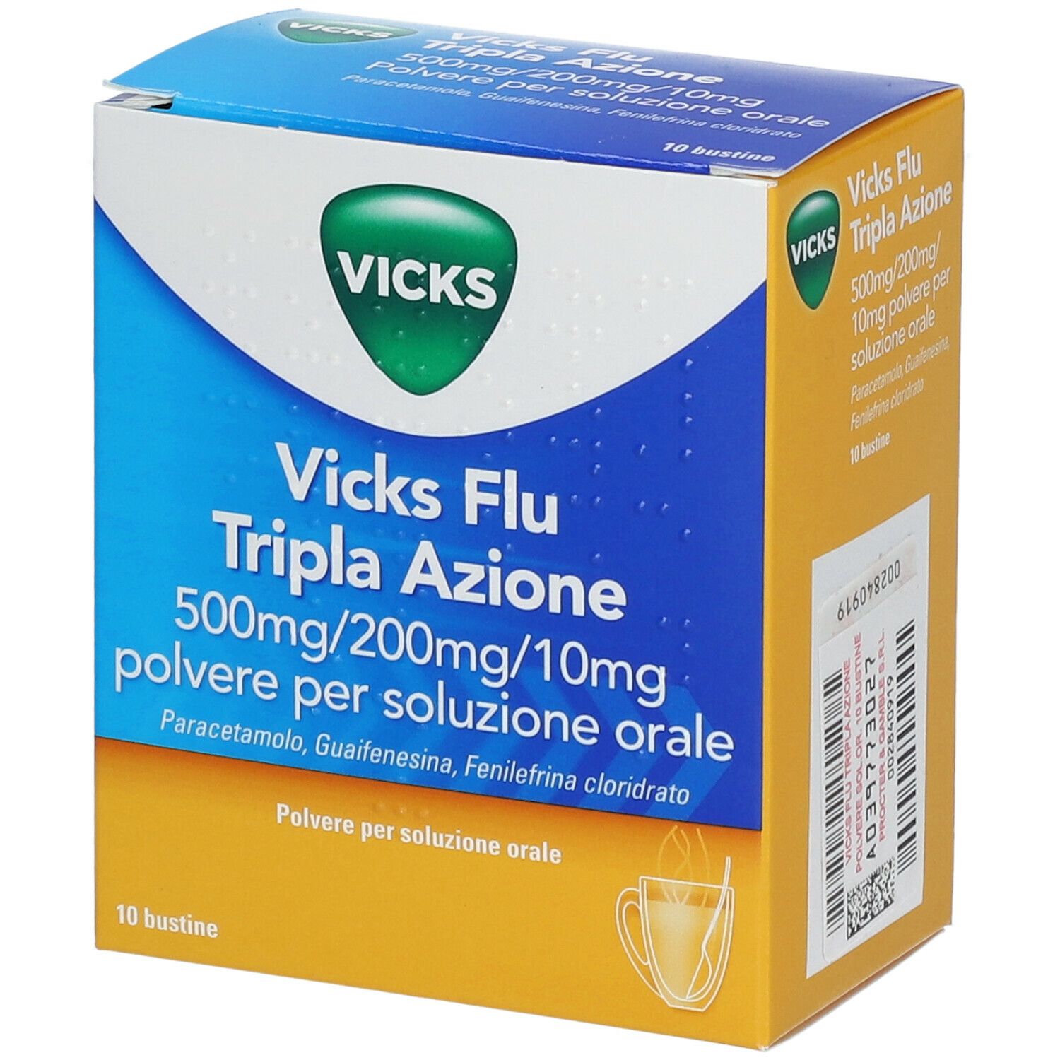 Vicks Flu Tripla Azione 10 bustine 10 pz | Redcare
