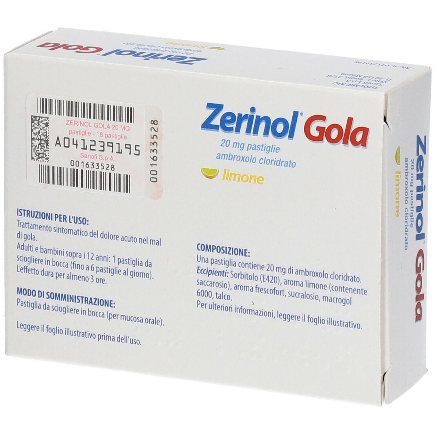 Zerinol® Gola Limone 18 pz | Redcare