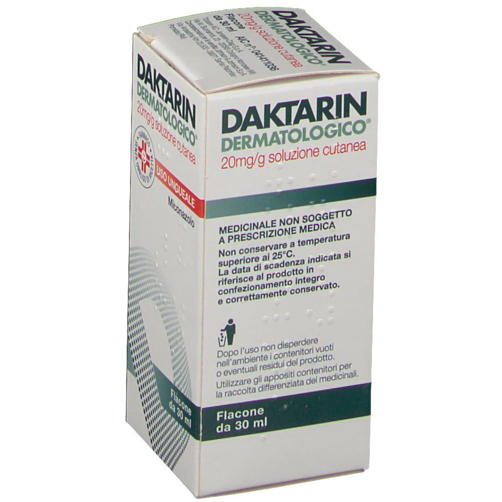 DAKTARIN DERMATOLOGICO 2% Soluzione cutanea 30 ml | Redcare