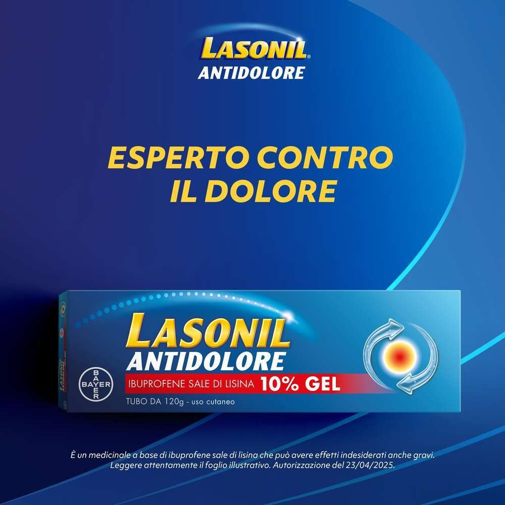 Lasonil Antidolore Gel Antinfiammatorio Dolori Muscolari e Articolari ...