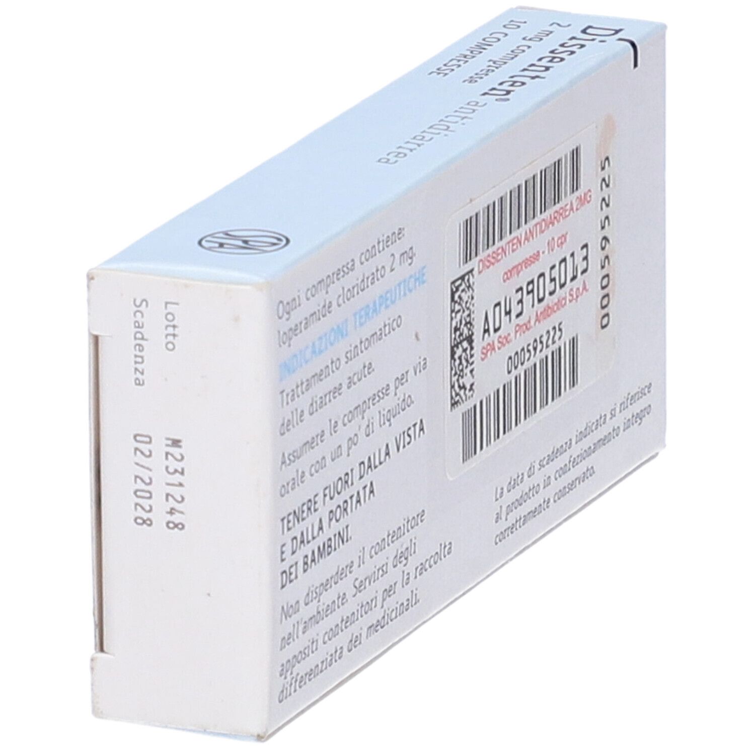 Dissenten® Antidiarrea 2 mg Compresse 10 pz | Redcare