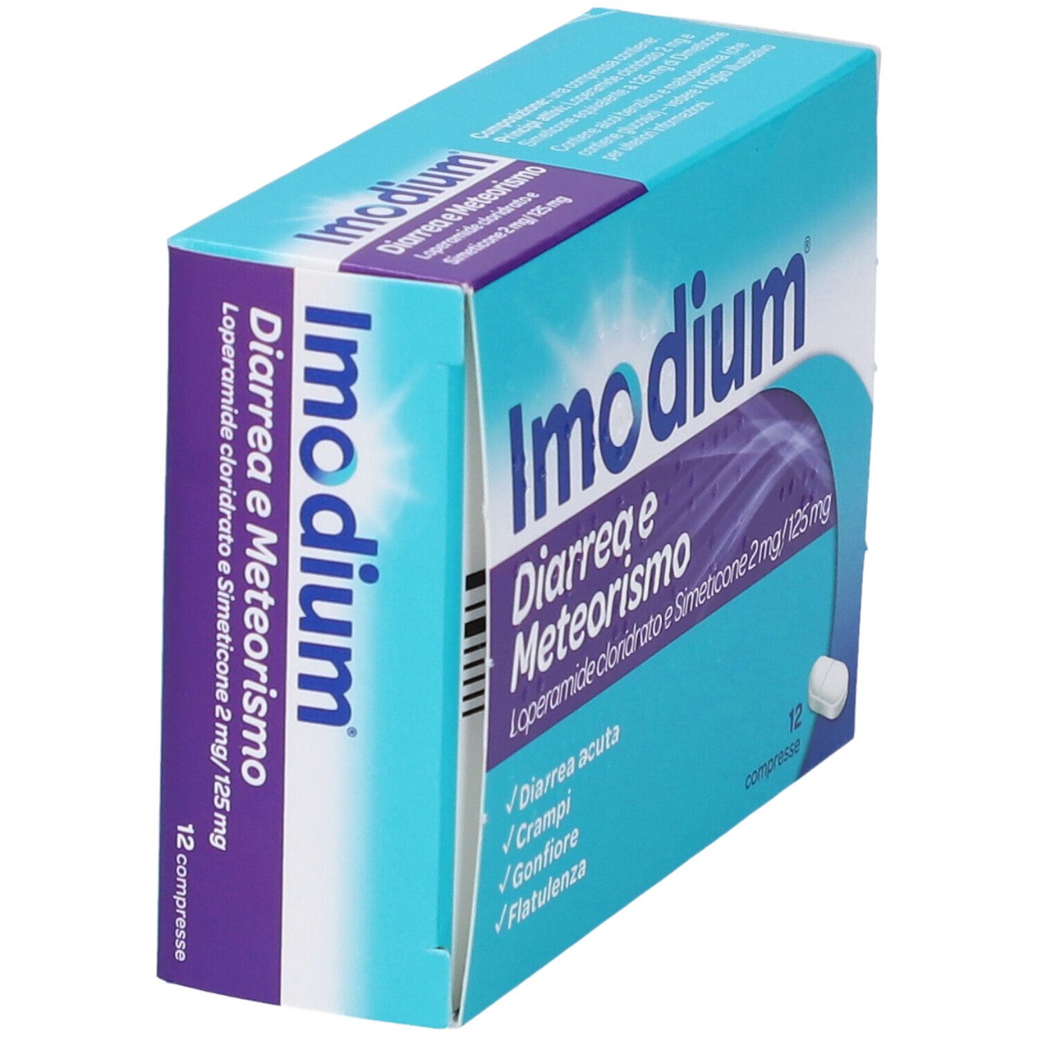 Imodium Diarrea E Meteorismo 2 Mg/125 Mg Compresse 12 pz | Redcare