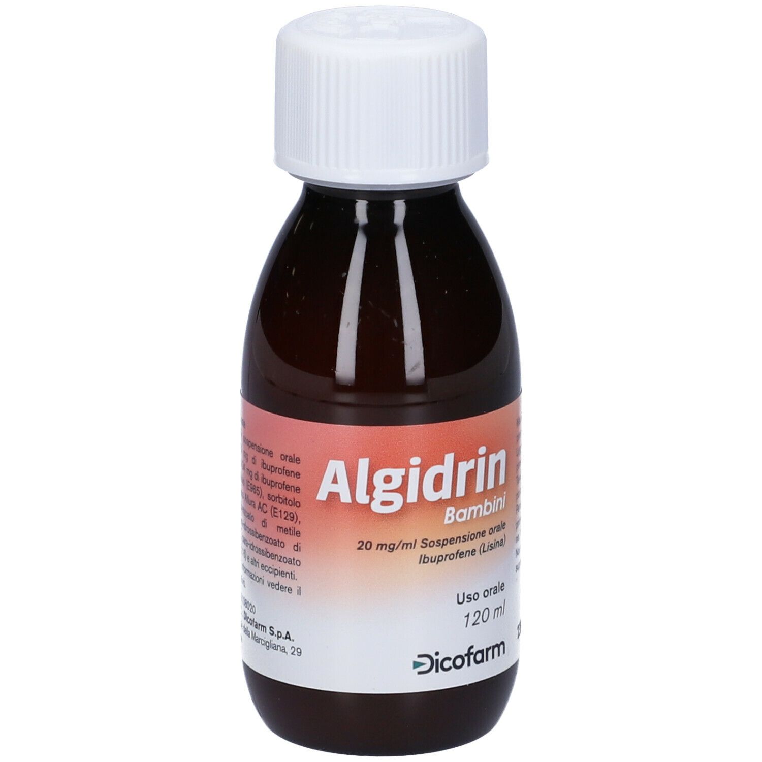 Algidrin 20 mg/ml Sospensione orale, Bambini 120 ml | Redcare