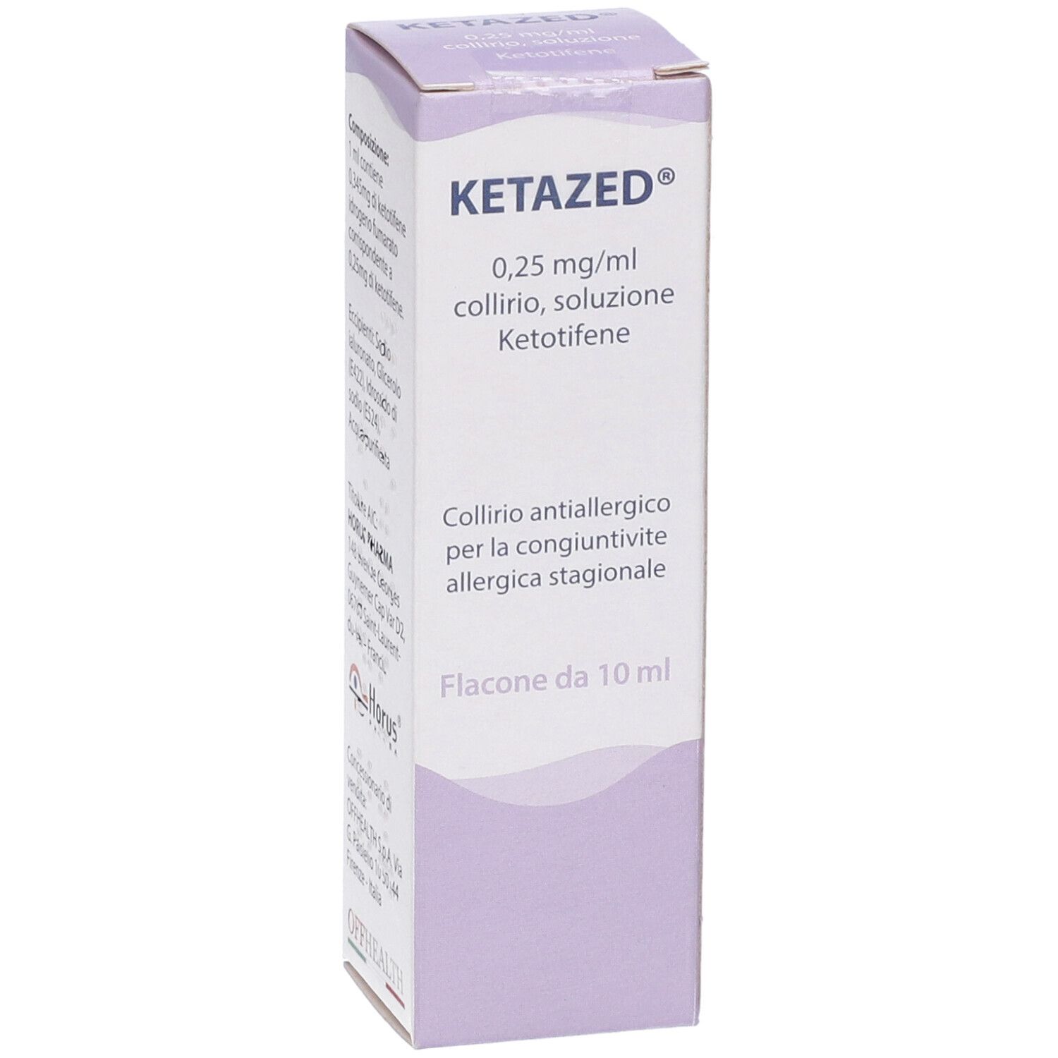 KETAZED 0,25 mg/ml, collirio, soluzione 10 ml - Redcare
