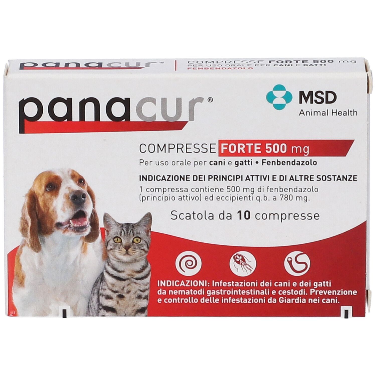 Panacur*Forte 10Cpr 500Mg 10 Pc | Redcare