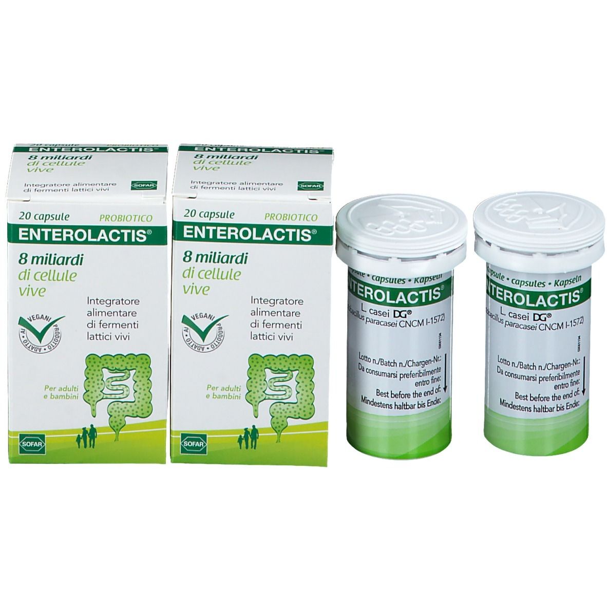 Enterolactis® Capsule Set da 2 40 pz - Redcare