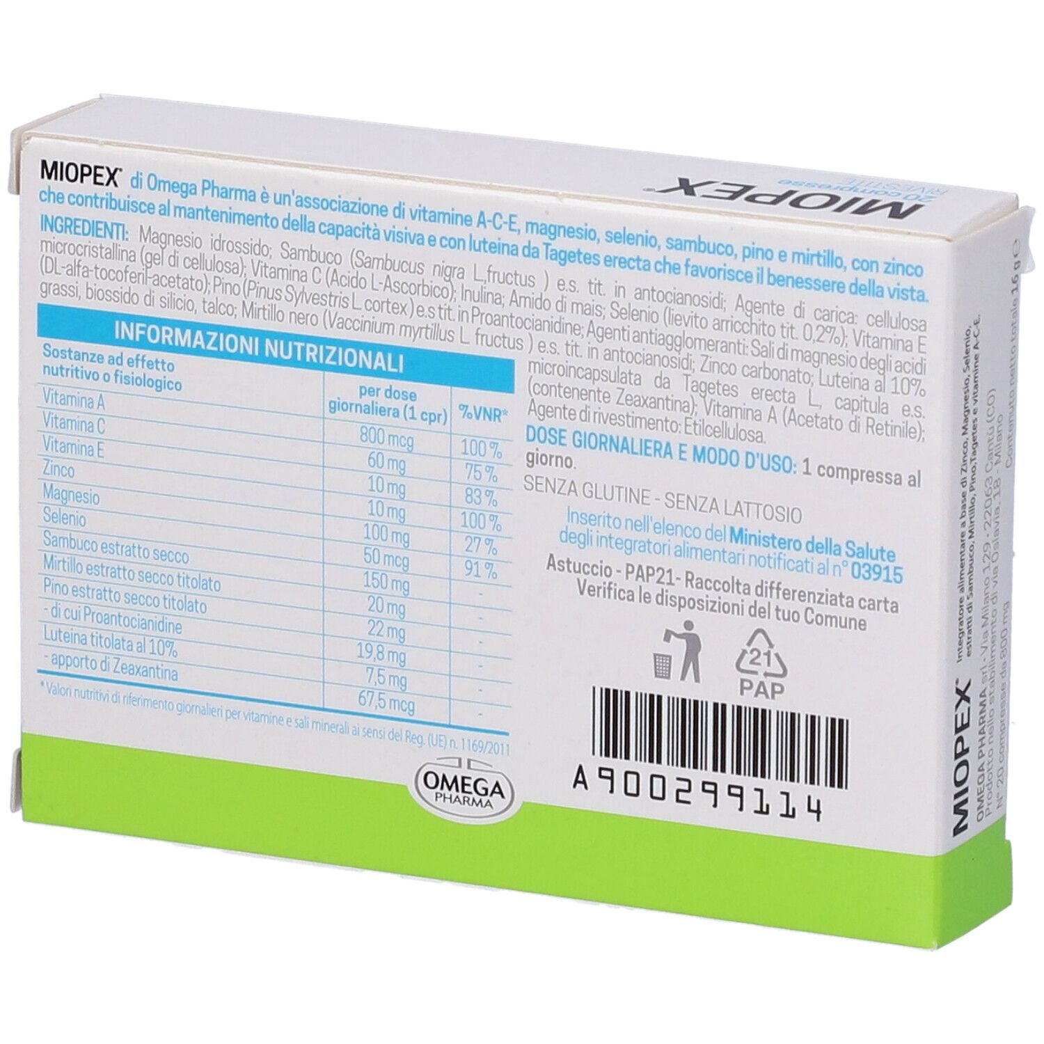 MIOPEX® Compresse 20 pz | Redcare