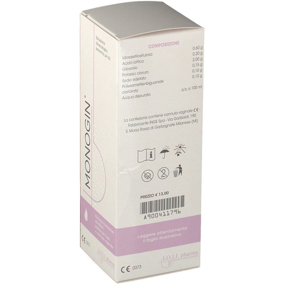 Monogin® Soluzione Ginecologica Isotonica pH 4,0 100 ml | Redcare