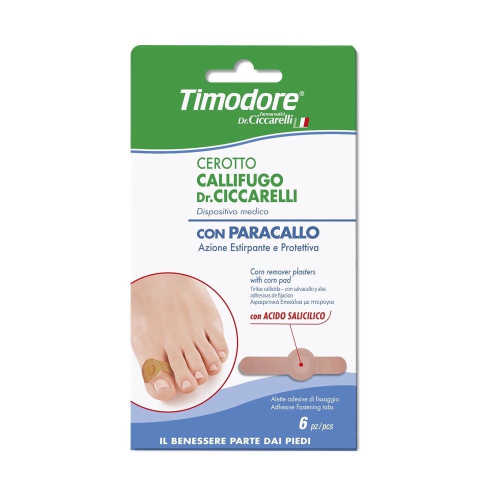 Timodore® Cerotto Callifugo con paracallo 6 pz | Redcare
