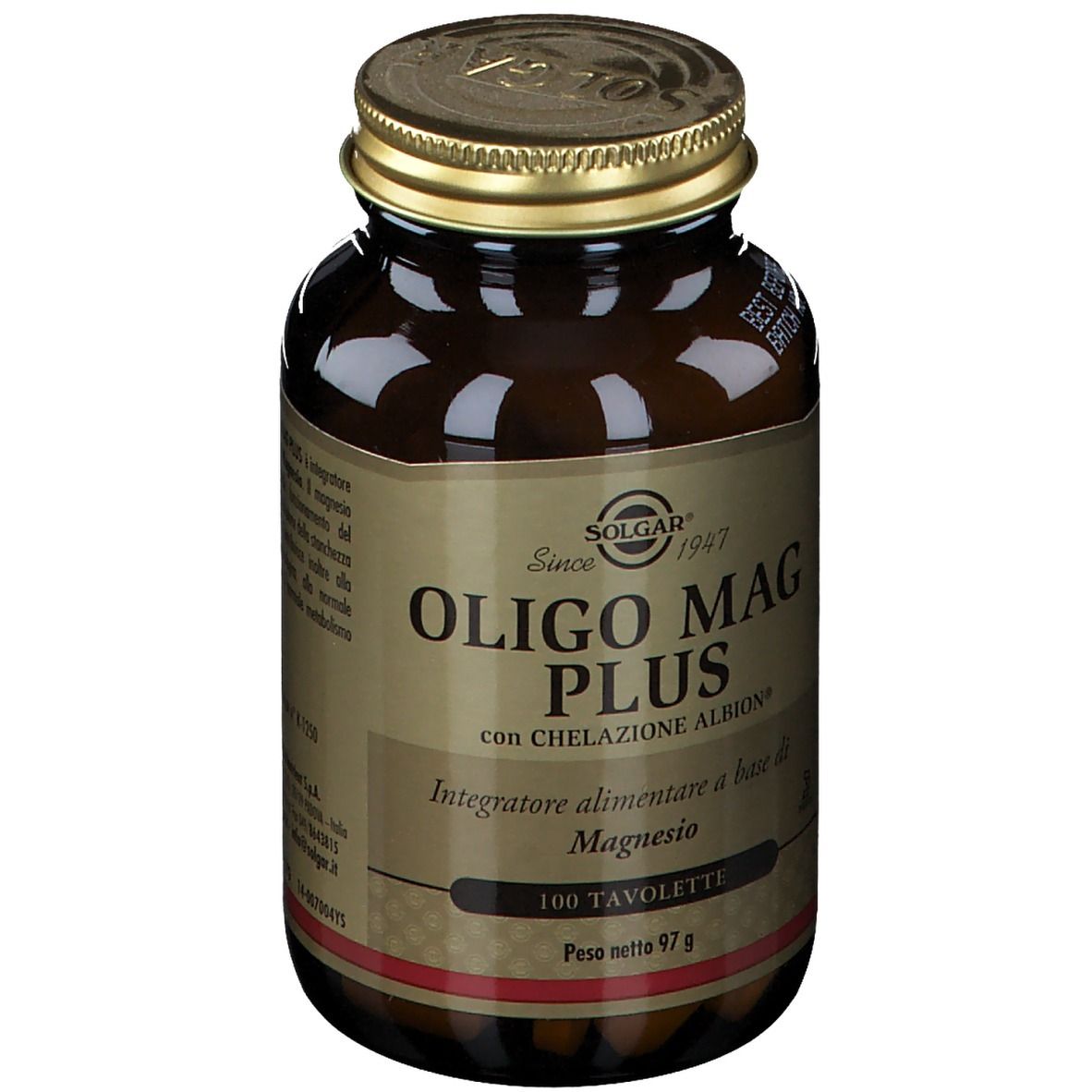SOLGAR® Oligo Mag Plus 100 pz | Redcare