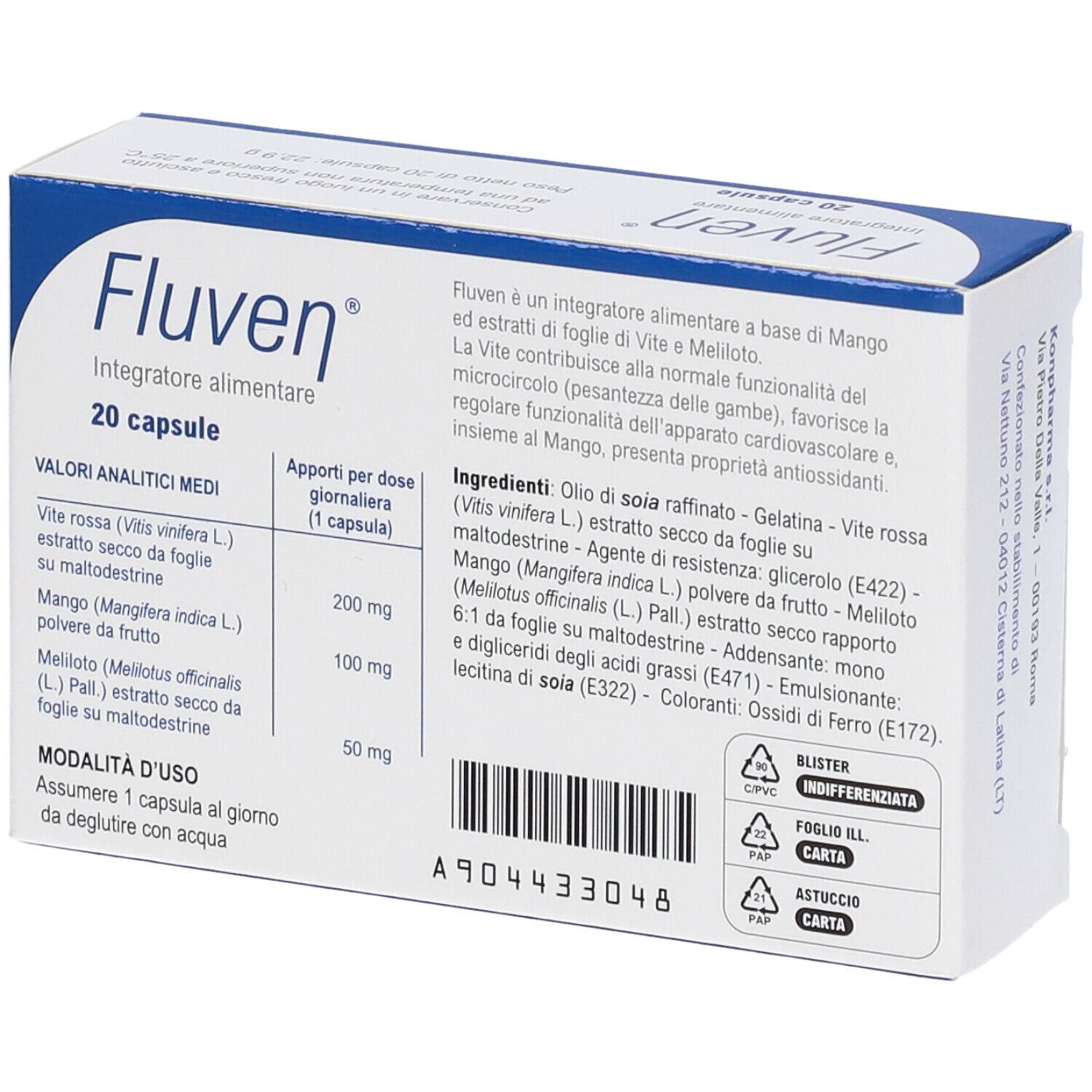 Fluven Capsule 20 pz | Redcare