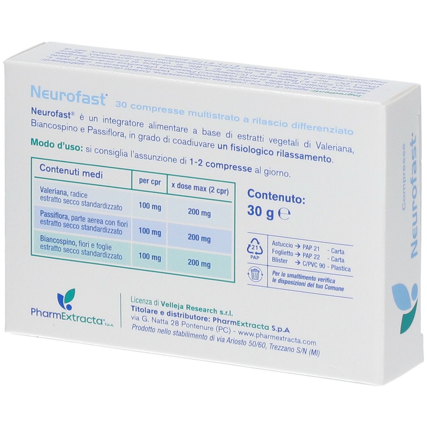 Neurofast® Compresse 30 pz | Redcare