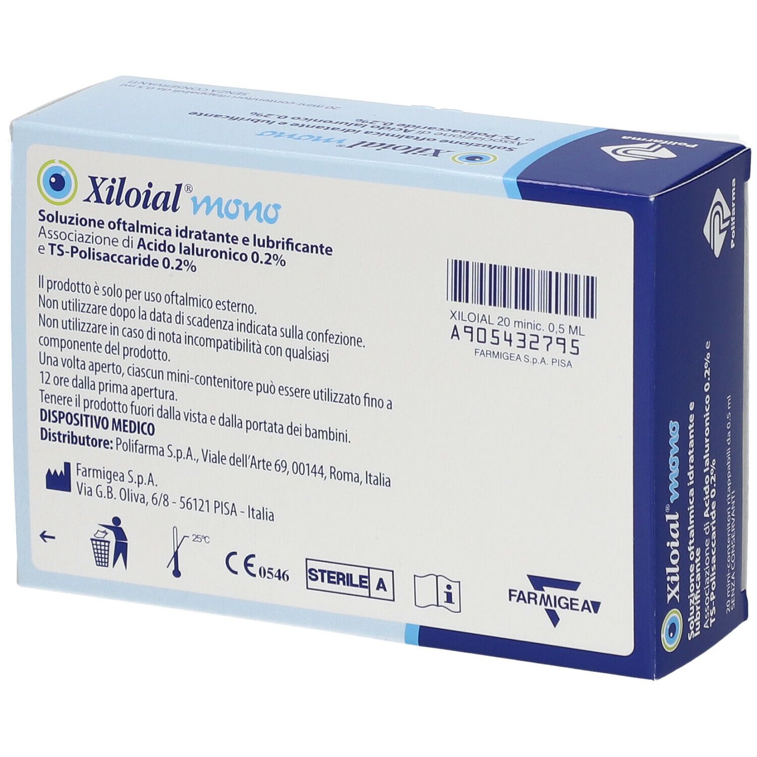 Xiloial® Mono Soluzione Oftalmica Idratante 20x0,5 ml | Redcare