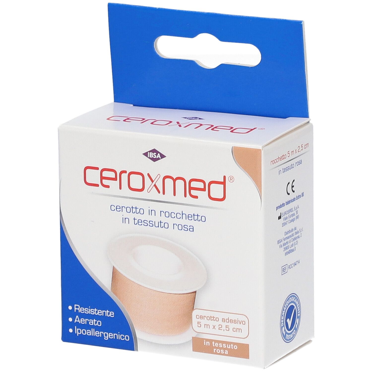 Ceroxmed Cerotto areato in Rocchetto 5 m x 2,5 cm 1 pz | Redcare