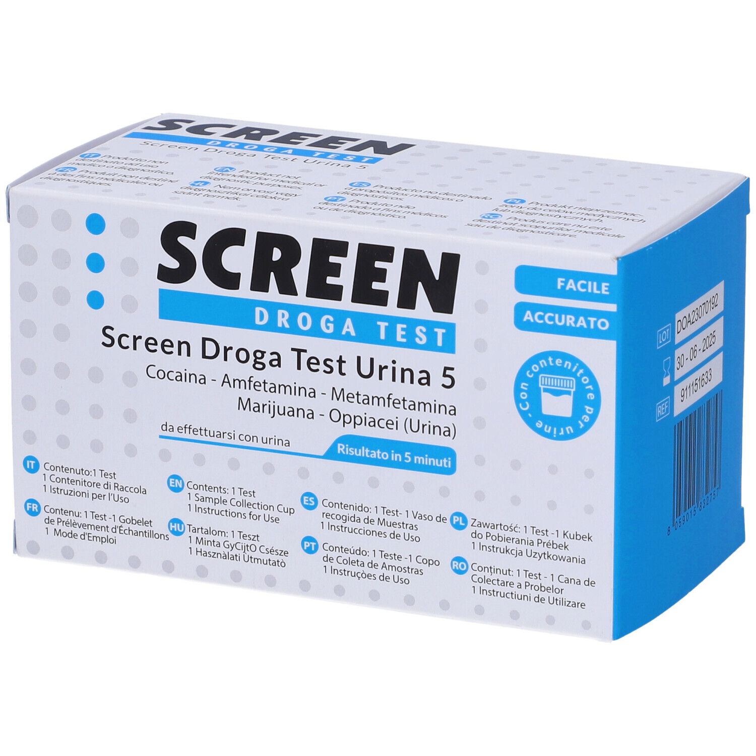 Screen® Test C droga Test 1 pz | Redcare