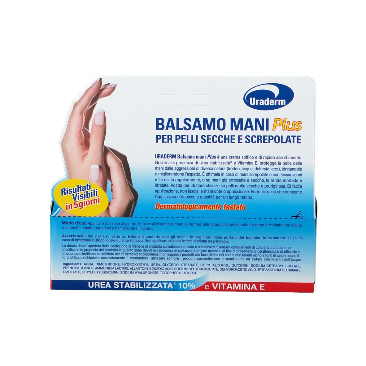 Uraderm Balsamo Mani Plus 75 ml - Redcare