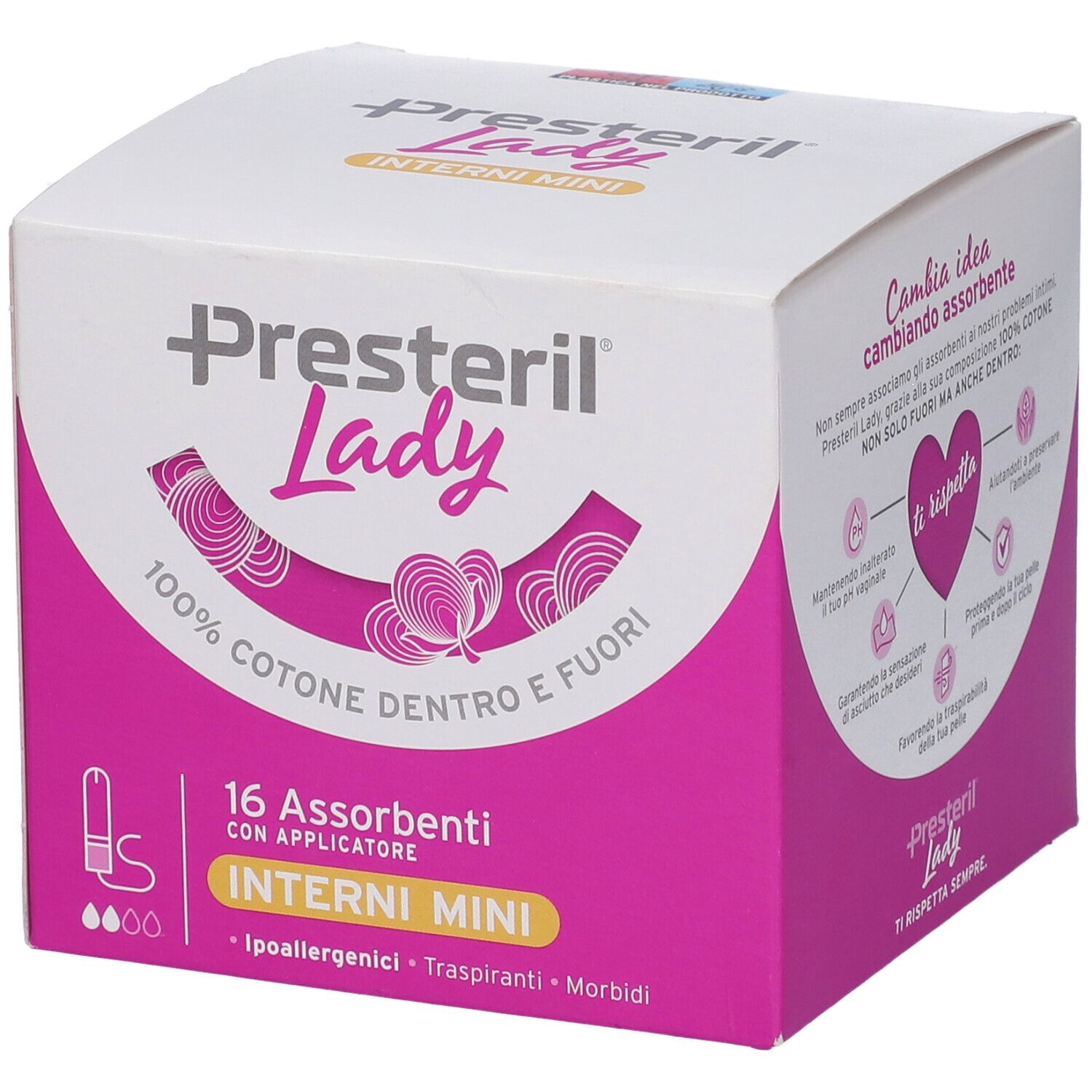 Lady Presteril Assorbenti interni Mini 16 pz - Redcare