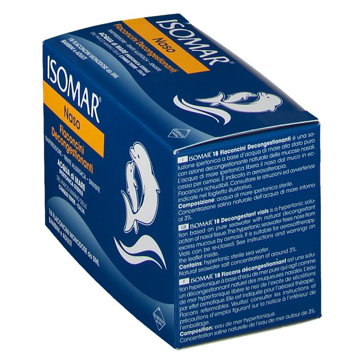 Isomar® Naso Soluzione Ipertonica 18x5 ml | Redcare