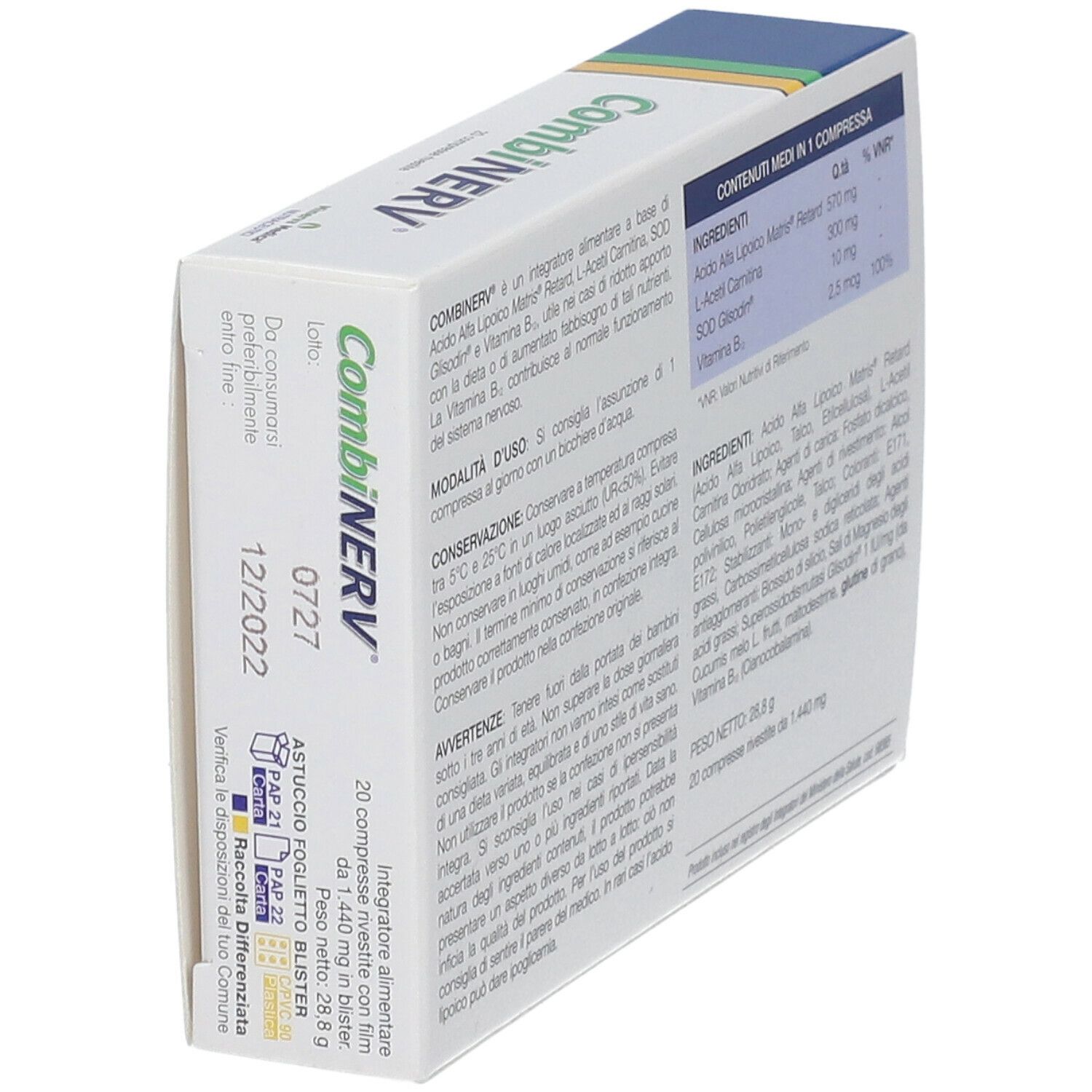 CombiNERV® Compresse 20 pz | Redcare