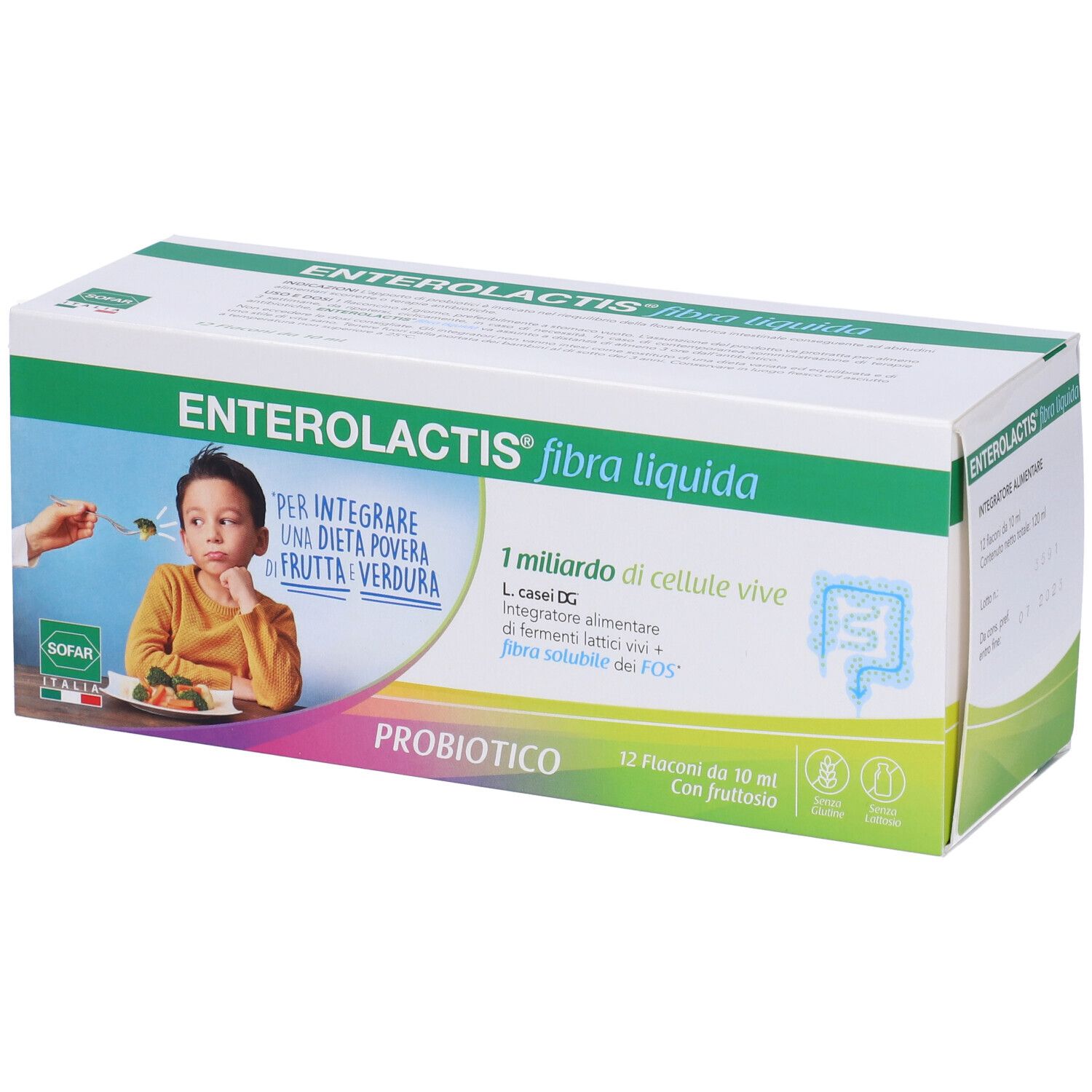 ENTEROLACTIS® Fibra Liquida 12x10 ml - Redcare