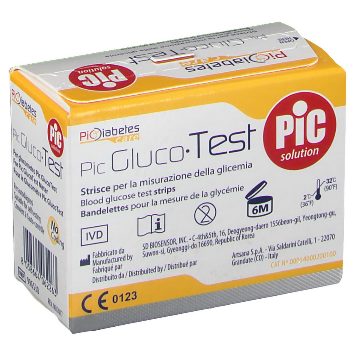 Pic Solution 50 Misura Strisce Glucotest 50 pz | Redcare
