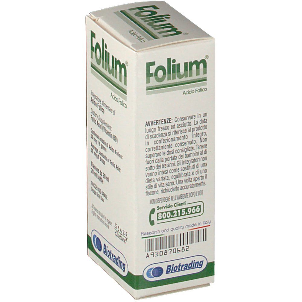 Folium® Acido Folico Gocce Uso Orale 20 ml | Redcare