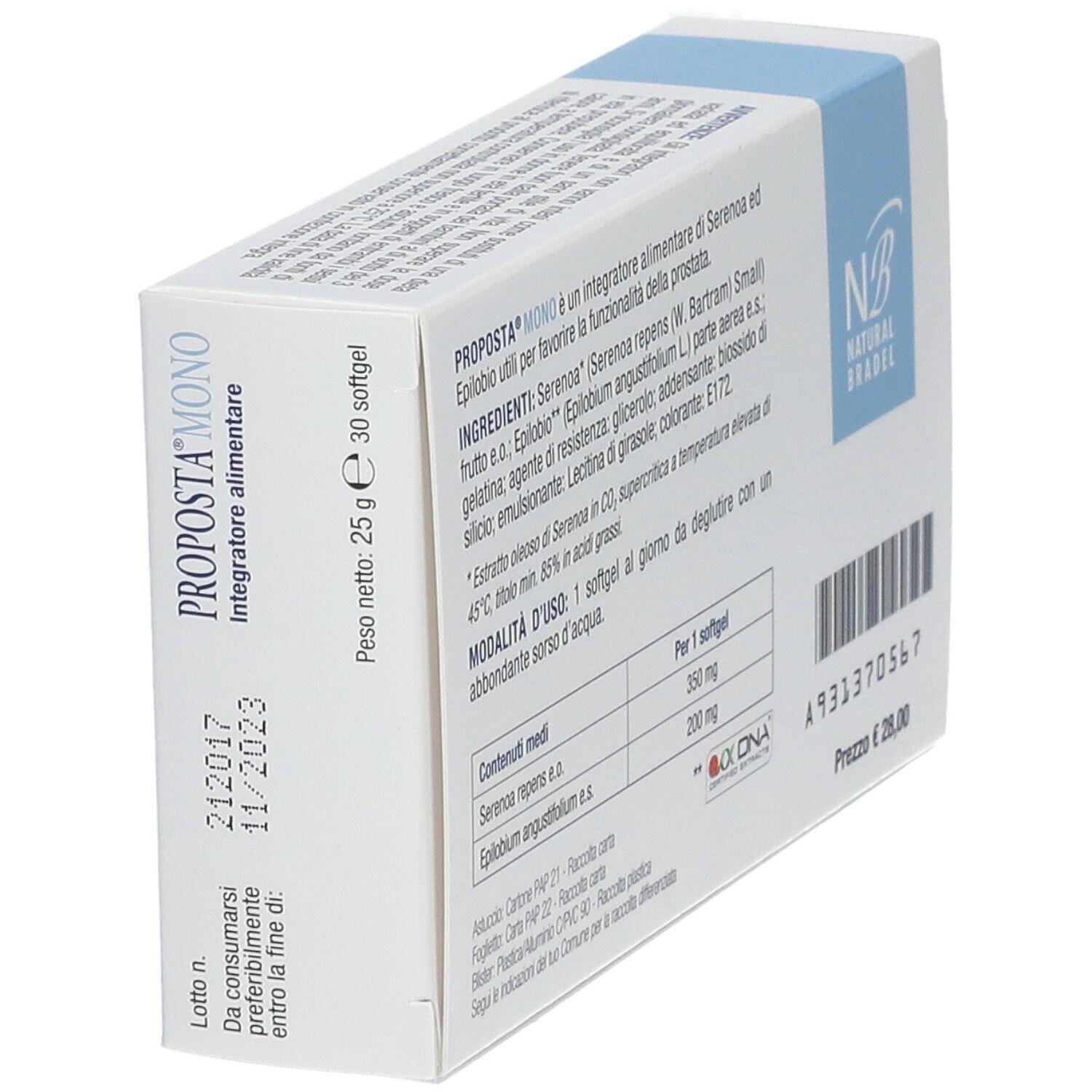 PROPOSTA® MONO capsule 30 pz | Redcare