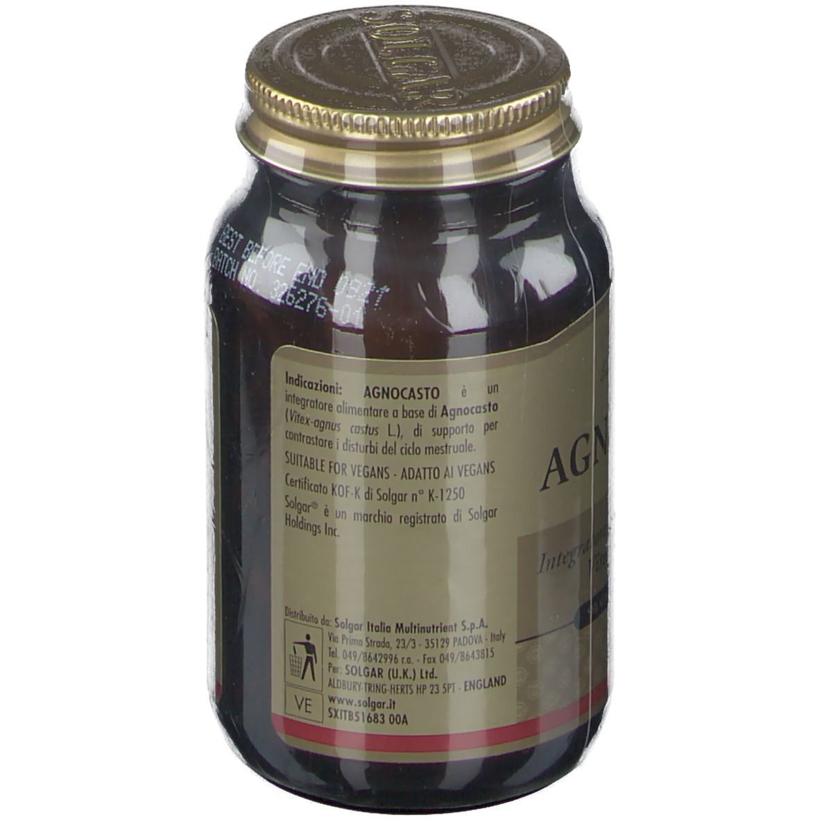 SOLGAR® Agnocasto 90 pz | Redcare