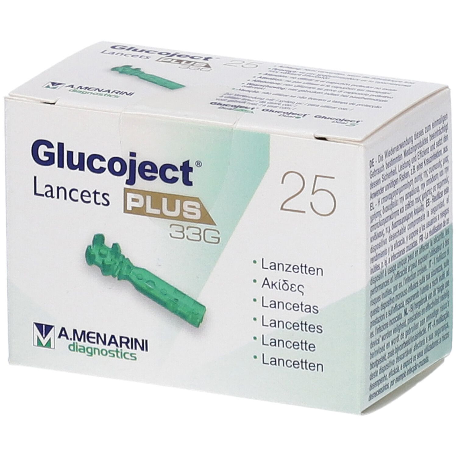 Glucoject® Lancets Plus 33G 25 Lancette 25 pz | Redcare