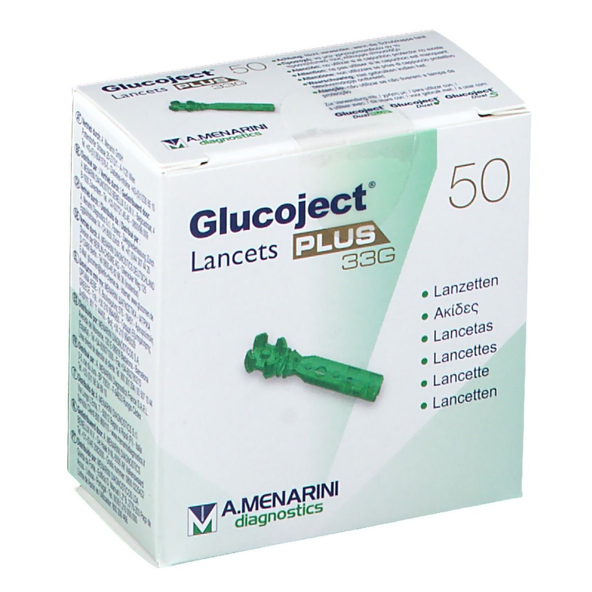 Glucoject® Lancets Plus 33G 50 Lancette 50 pz | Redcare