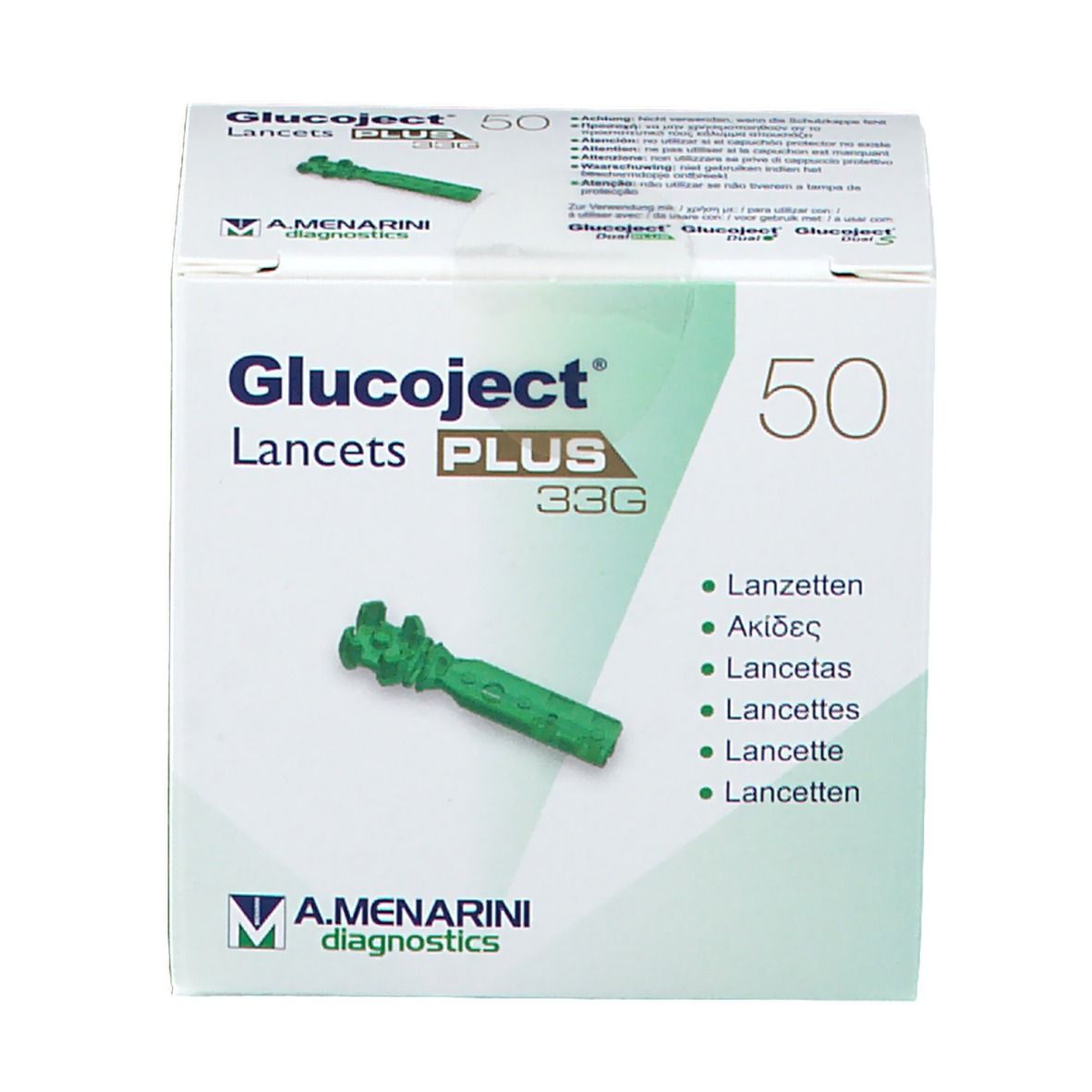 Glucoject® Lancets Plus 33G 50 Lancette 50 pz | Redcare