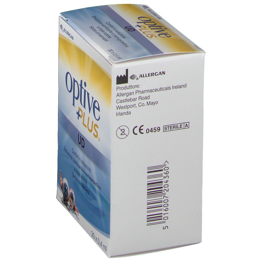 Optive Plus® UD Soluzione Lubrificante 30x0,4 ml | Redcare