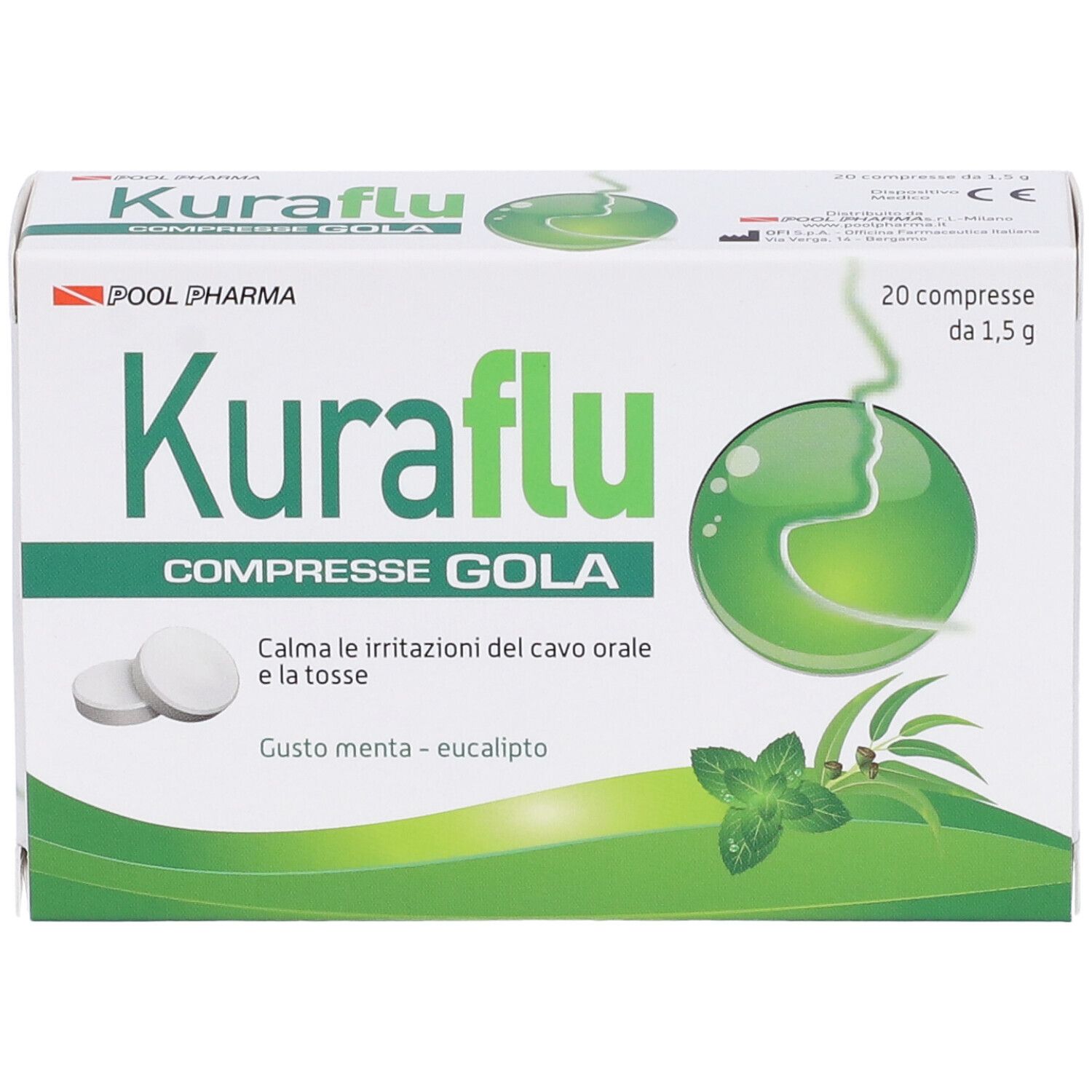 Kuraflu Compresse Gola 20x1,5 g | Redcare