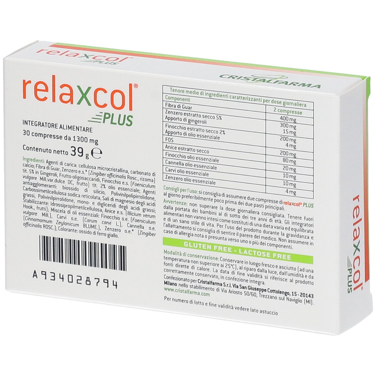 relaxcol® PLUS 30 pz | Redcare