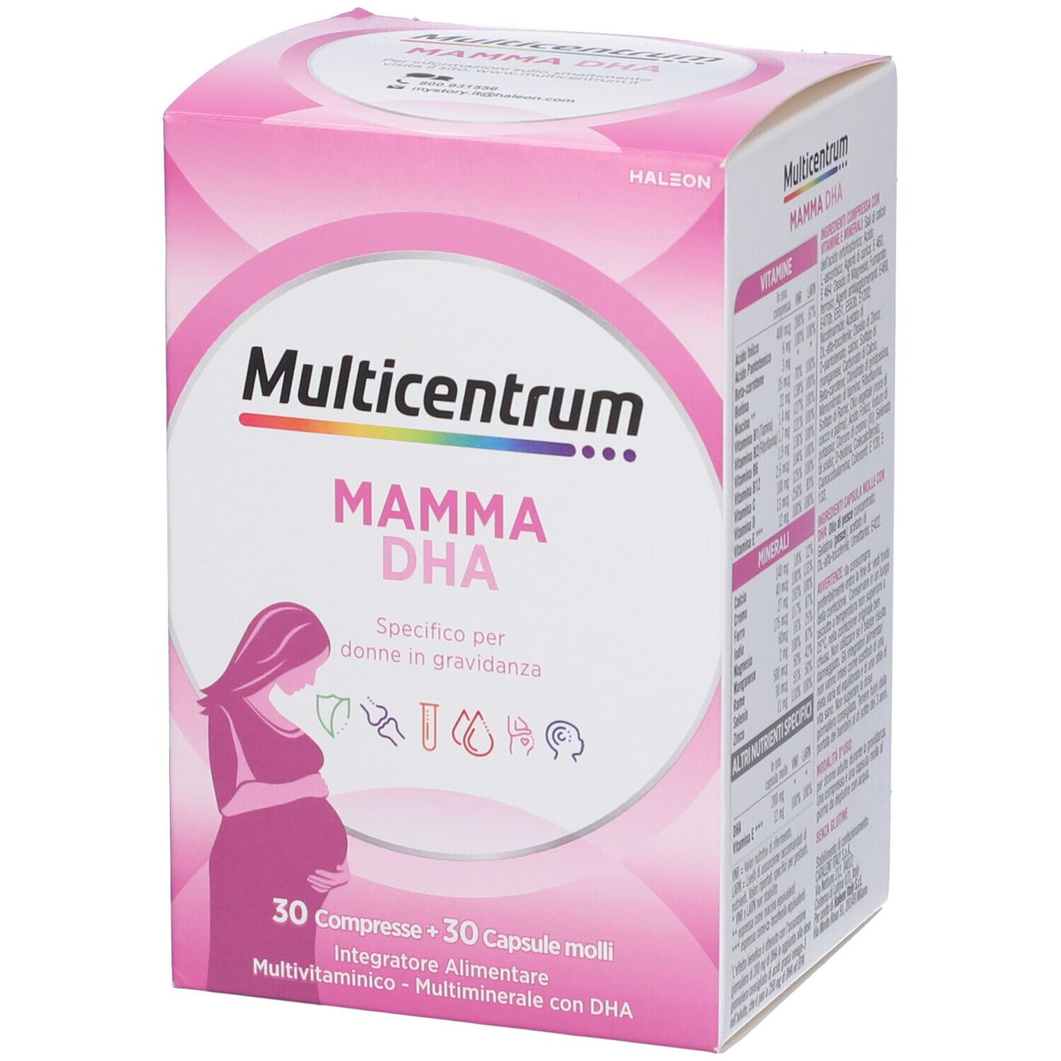 Multicentrum Mamma DHA Multivitaminico Donne in Gravidanza 60 pz | Redcare