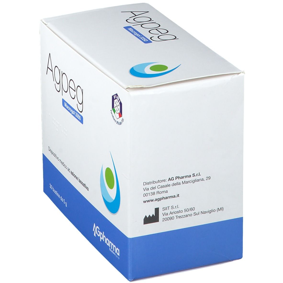 Agpeg macrogol 3350 30x5 g | Redcare