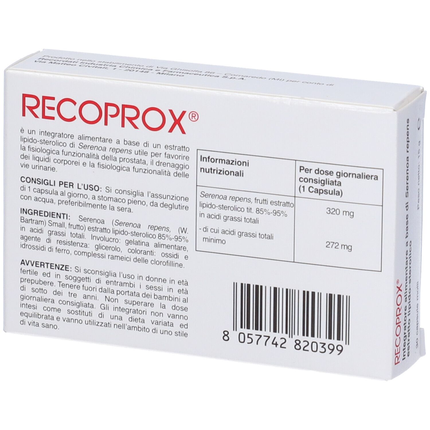 RECOPROX® 30 pz | Redcare