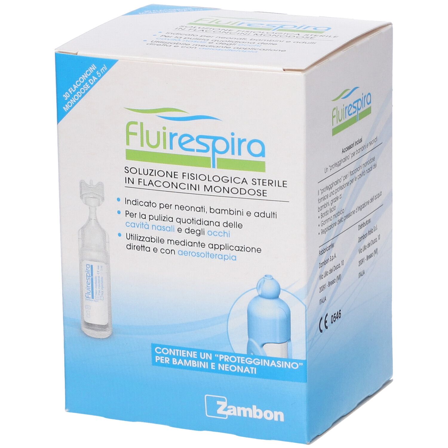 Fluirespira Soluzione Fisiologica Sterile 30x5 ml | Redcare