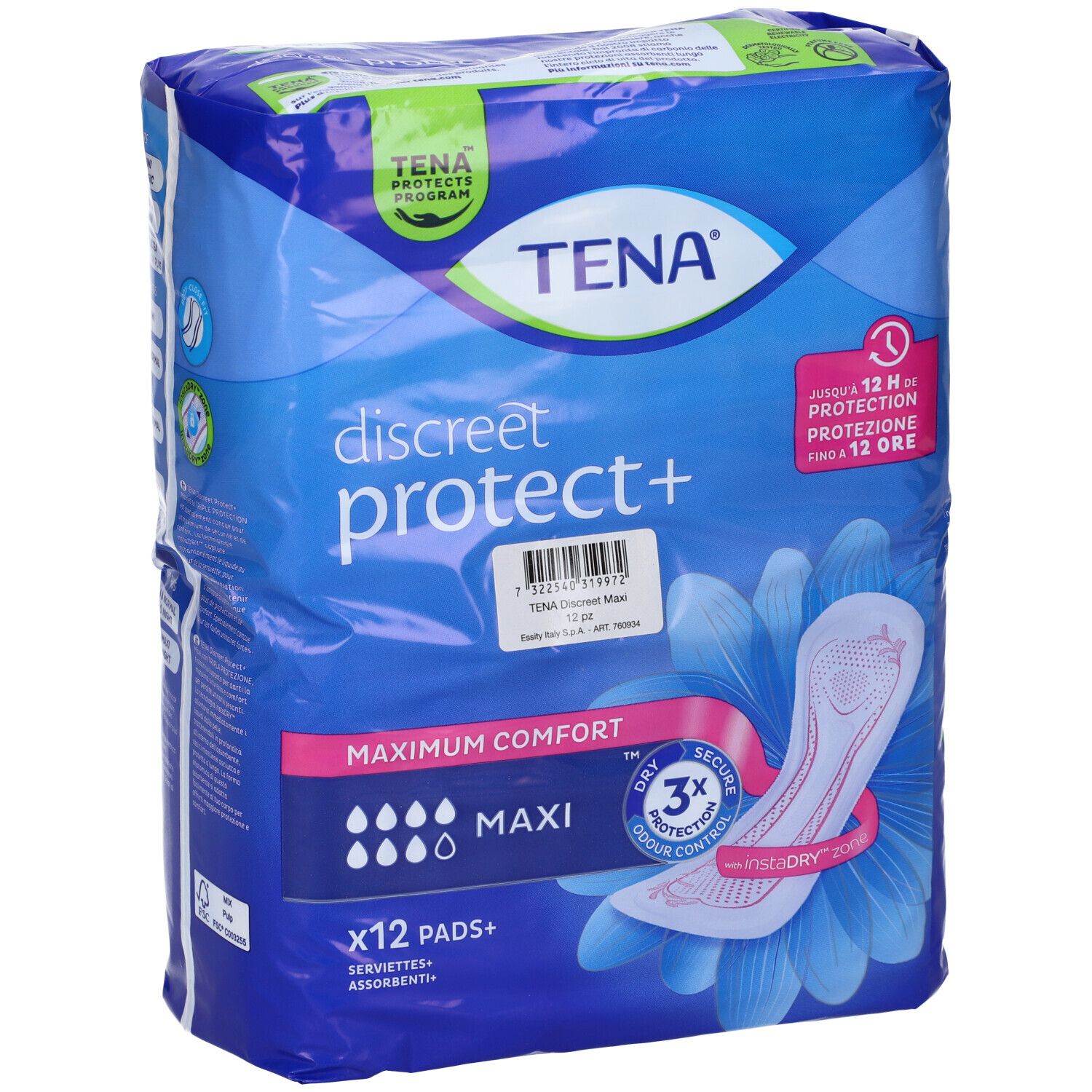 Tena® Discreet Maxi 12 pz | Redcare