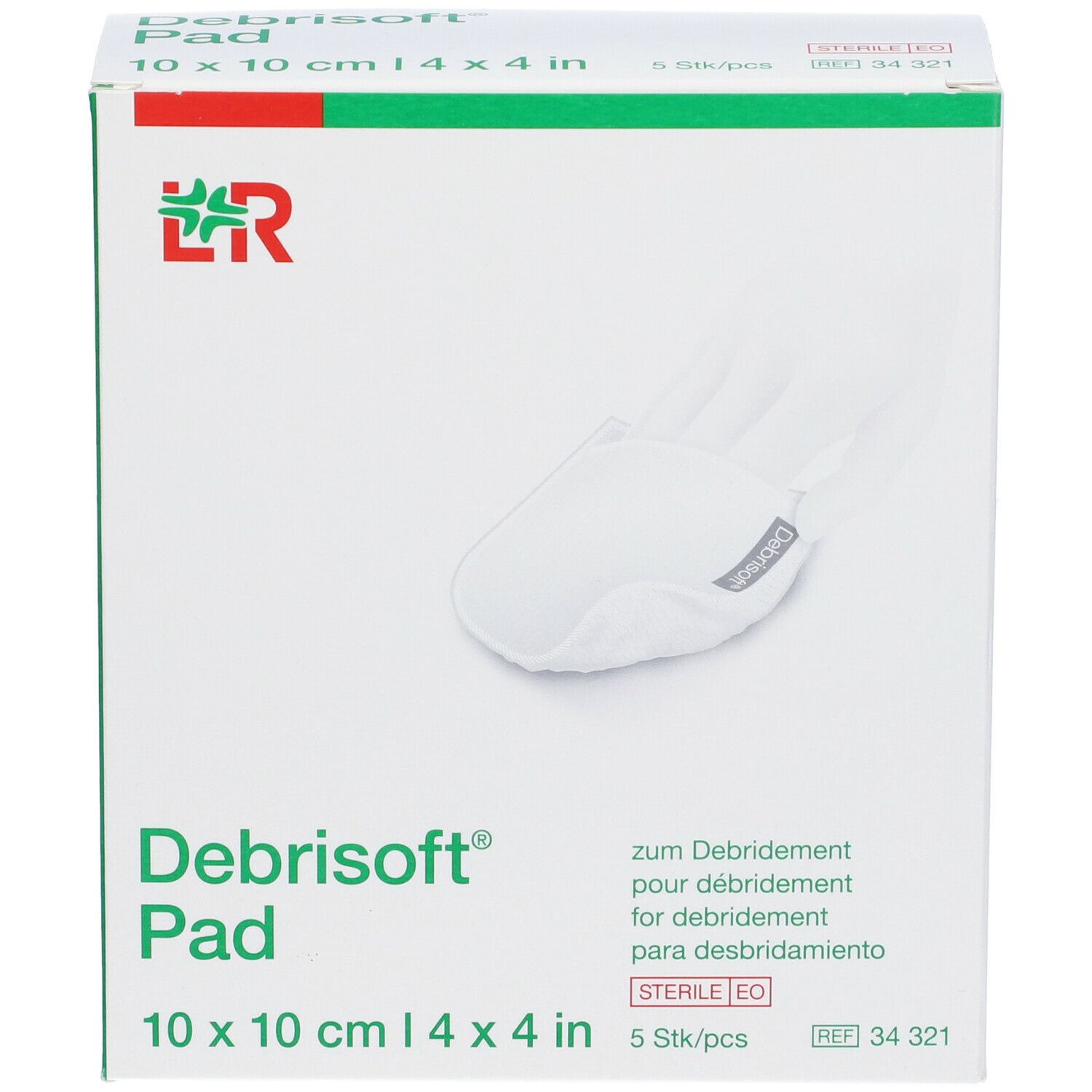Lohmann & Rauscher Debrisoft® Pad 10 x 10cm 5 pz - Redcare
