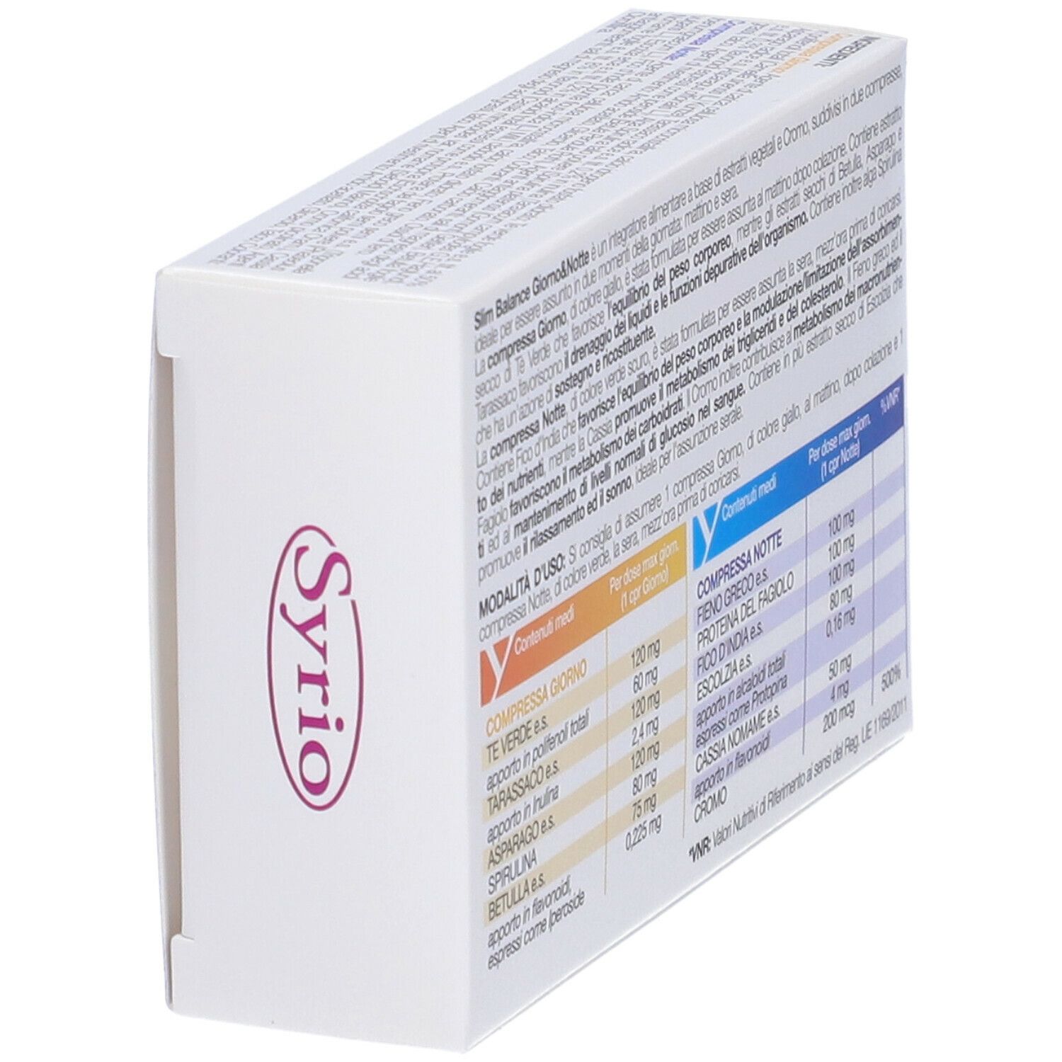 Syrio SlimBalance GIORNO & NOTTE 34,5 g - Redcare