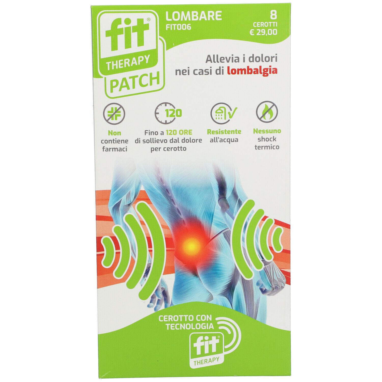 Fit® Therapy Patch Lombare 8 pz - Redcare