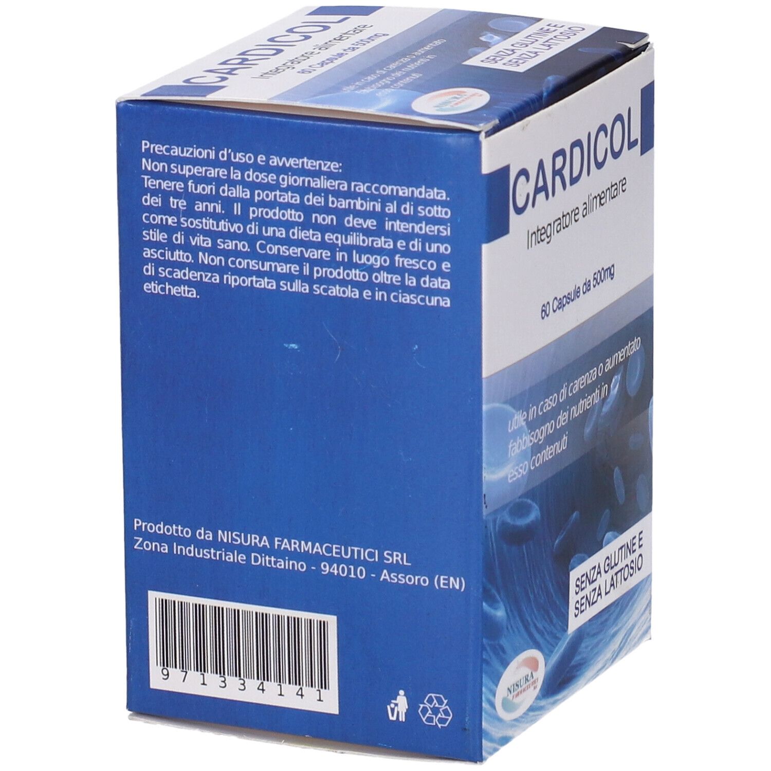 Cardicol 60Cps 500Mg 60 pz | Redcare