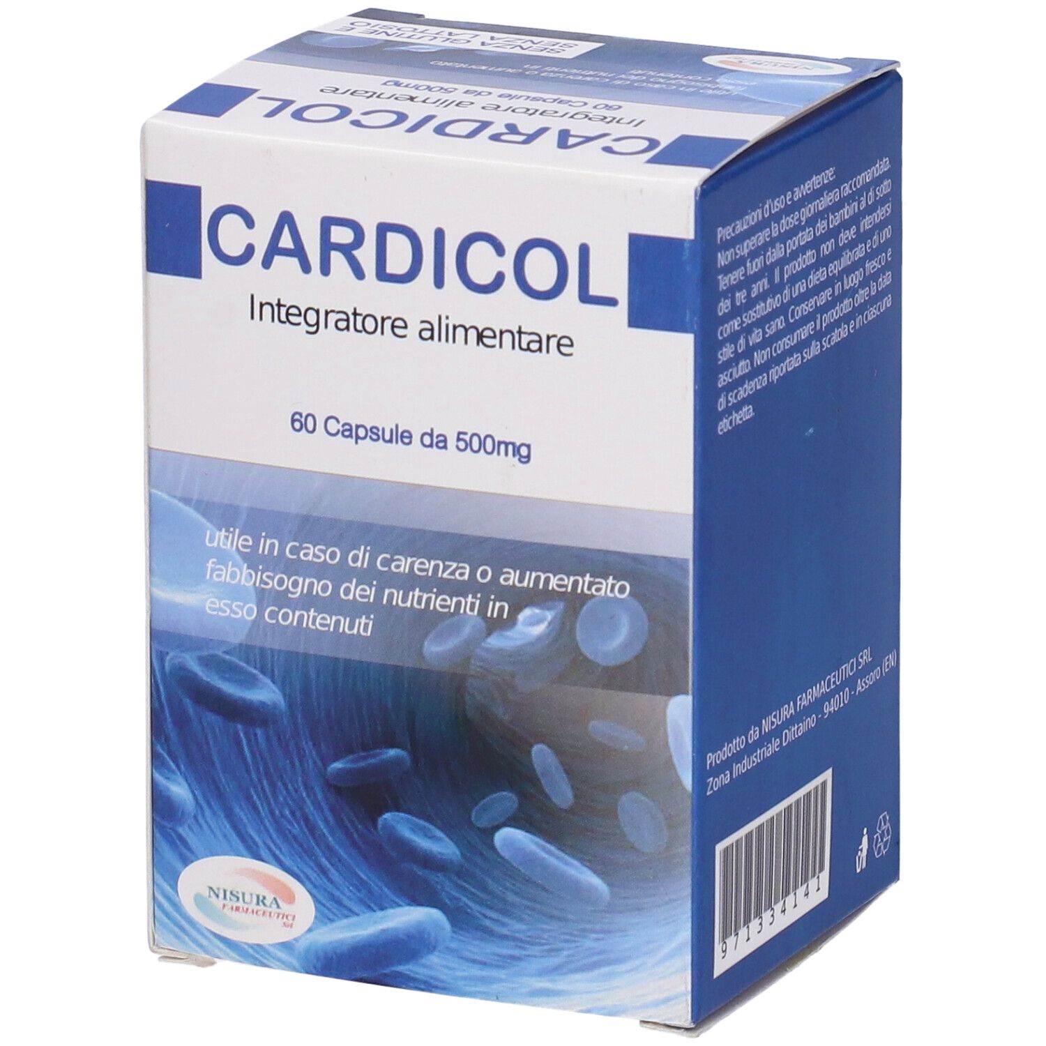 Cardicol 60Cps 500Mg 60 pz | Redcare