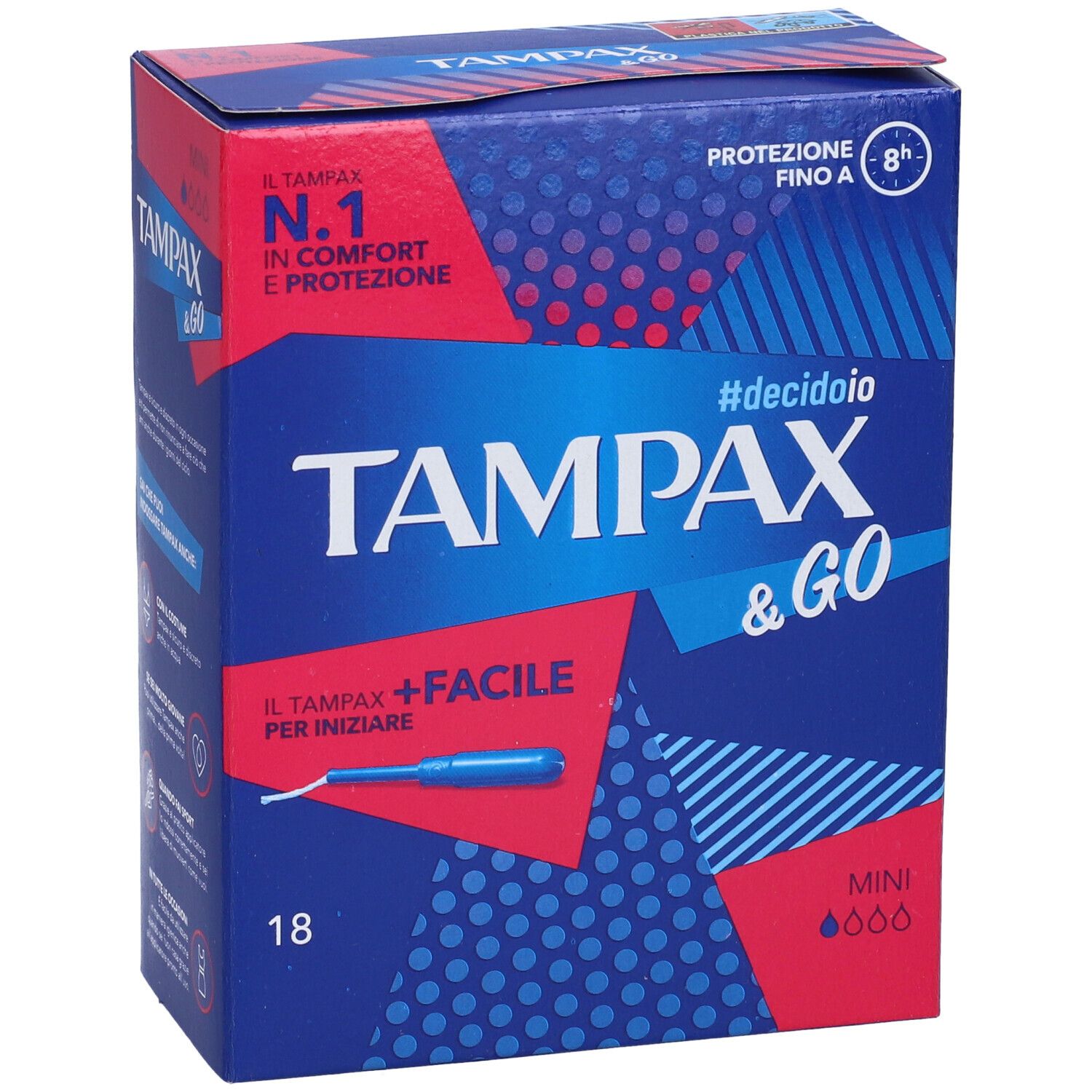TAMPAX & Go Tamponi Mini 18 pz - Redcare