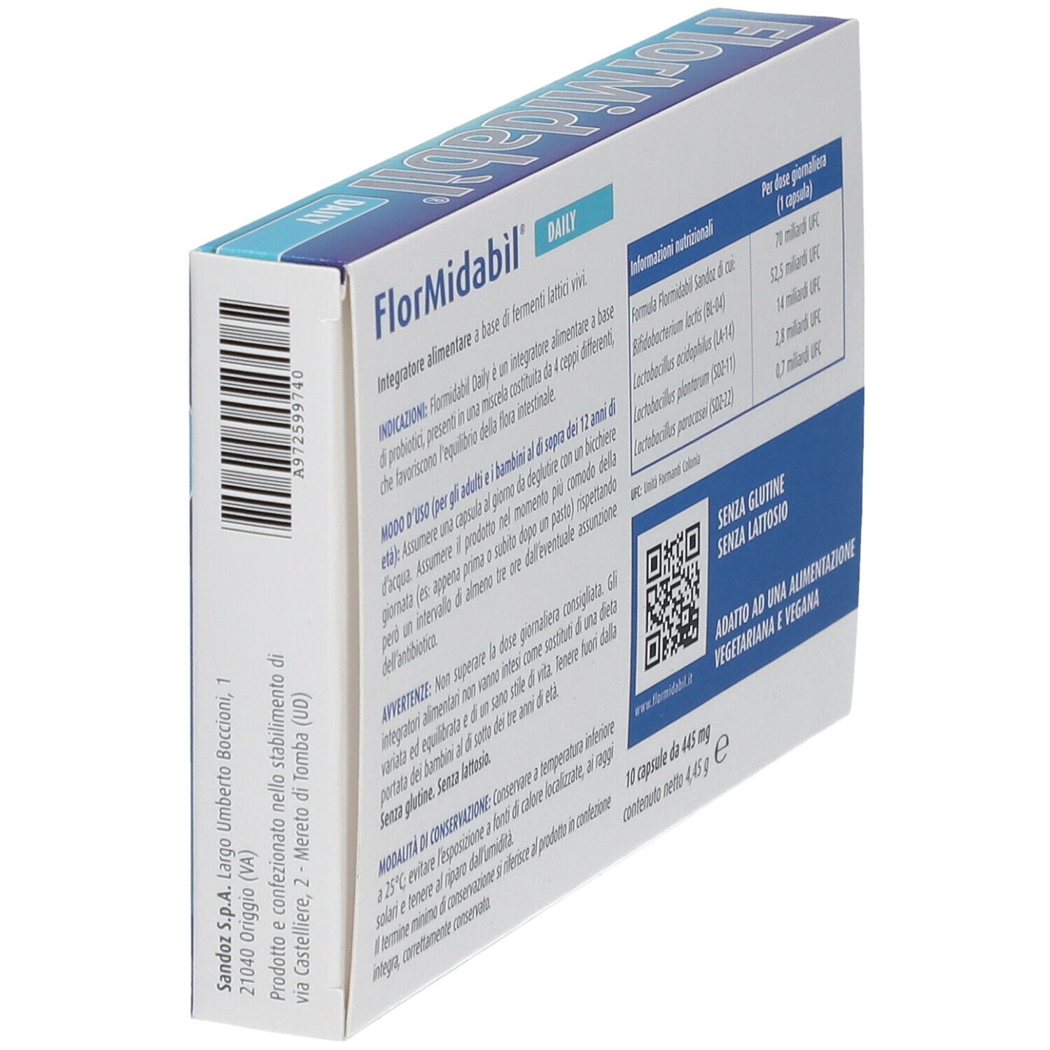 FlorMidaBìl™ DAILY capsule 10 pz | Redcare