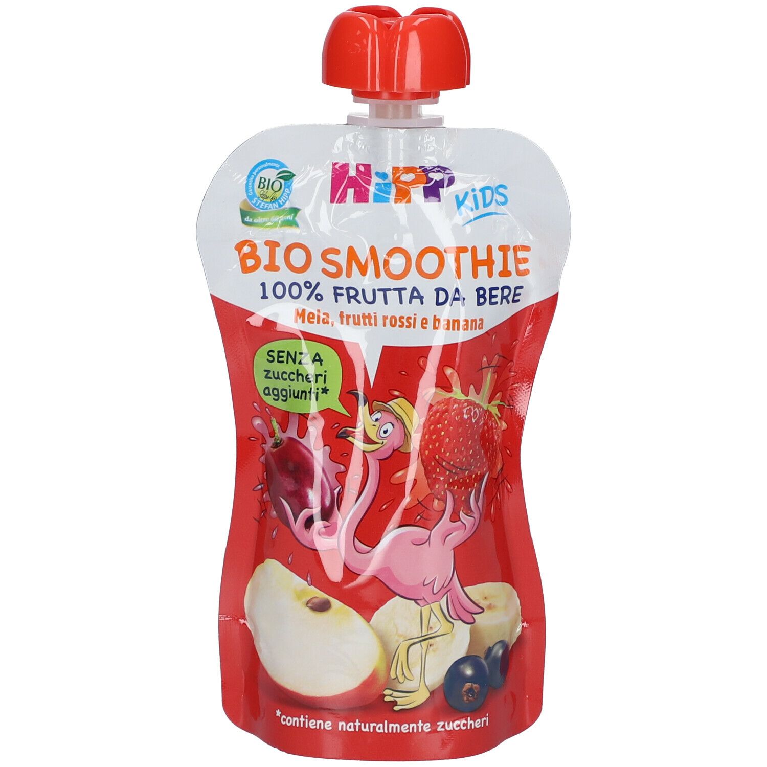 HiPP Kids Bio Smoothie Mela, Frutti rossi e Banana 120 ml - Redcare