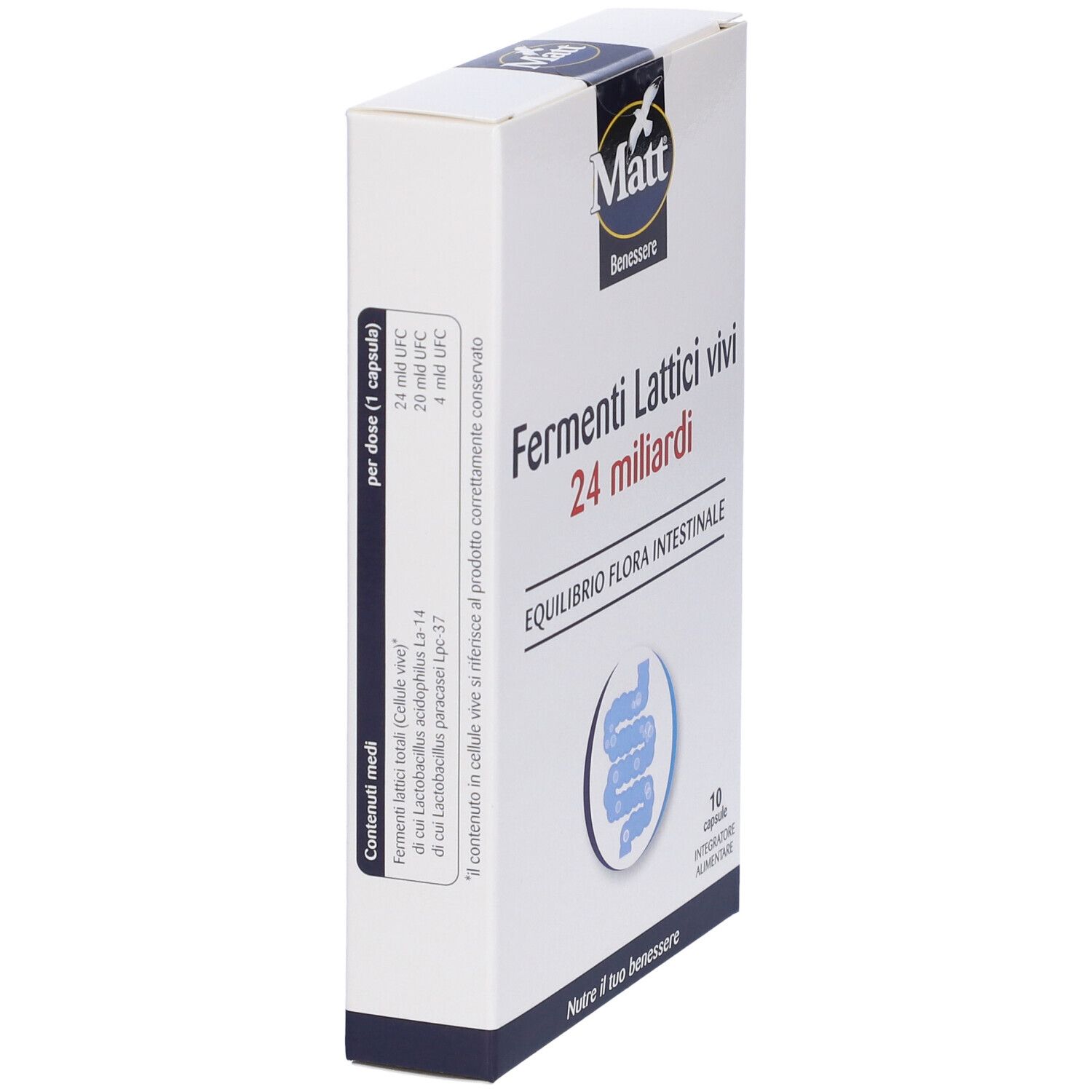 Matt® Benessere Fermenti Lattici vivi 24 miliardi 5,6 g | Redcare