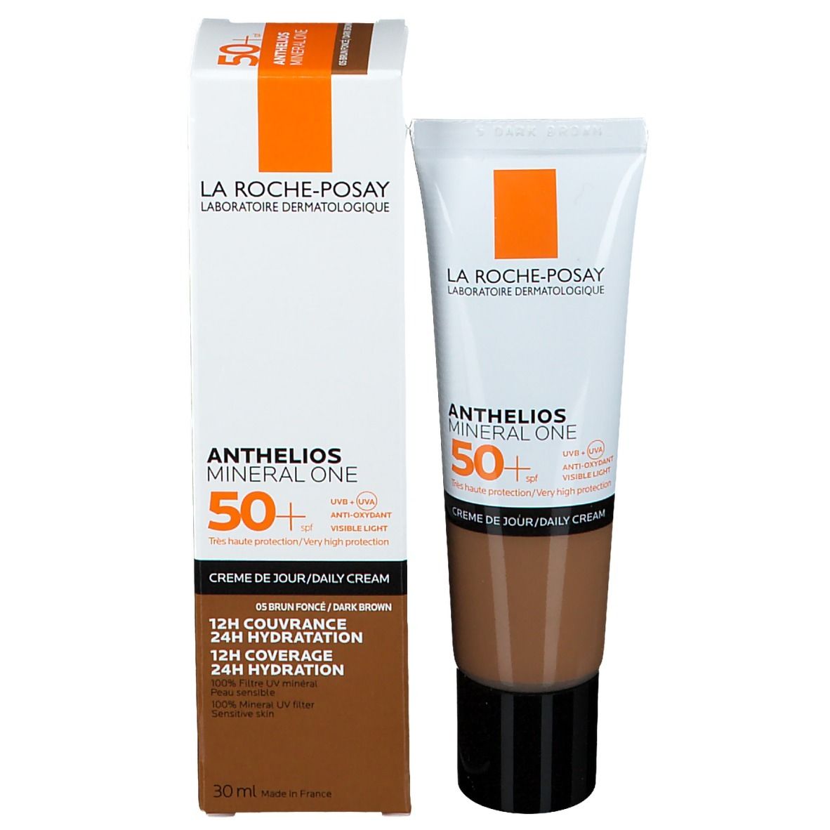 La Roche Posay Anthelios Crema Viso Fondotinta Spf 50 05 Dark Brown 30
