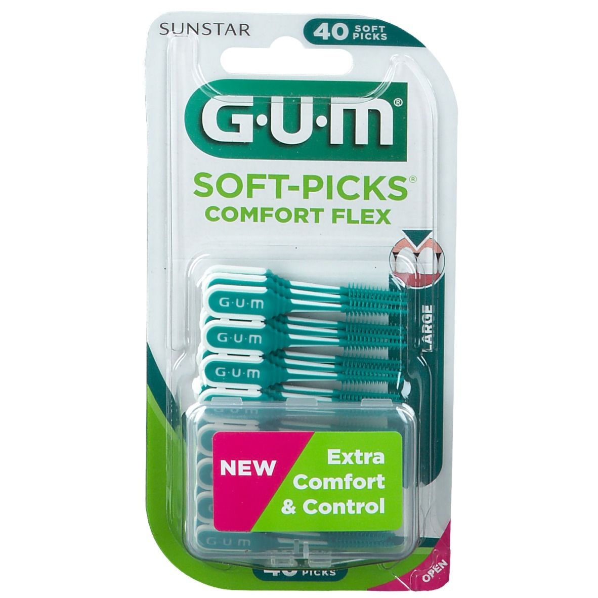 GUM® Soft-Picks® Comfort Flex 40 pz - Redcare